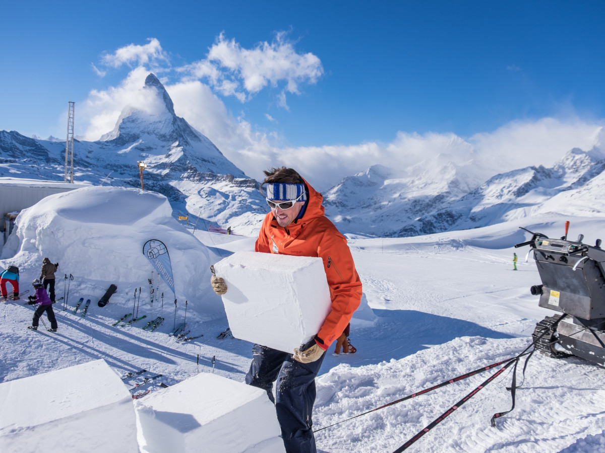 Weltrekord im klassischen iglu-Bau · Iglu-Dorf – das Original